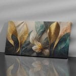 Stampa su tela in stile shabby chic quadro astratto moderno