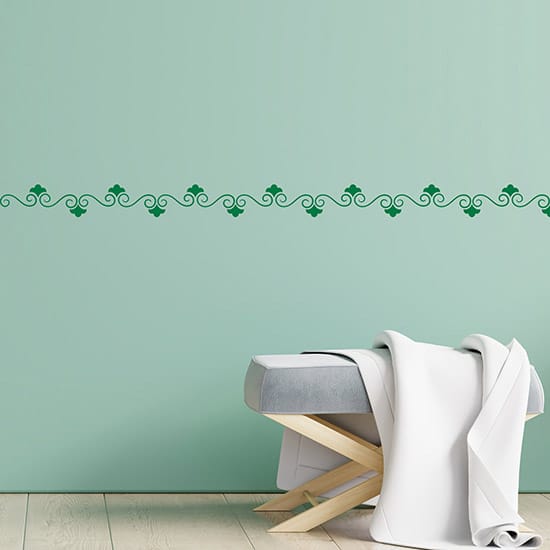 Unica greca adesiva decorativa da muro per ogni spazio